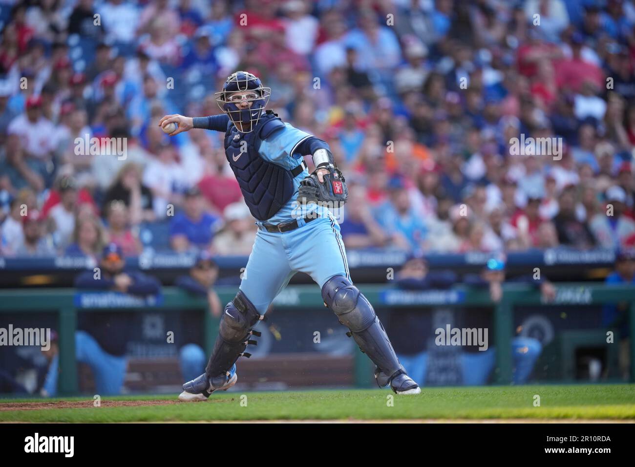 Toronto Blue Jays' Danny Jansen plays during a baseball game, Wednesday ...