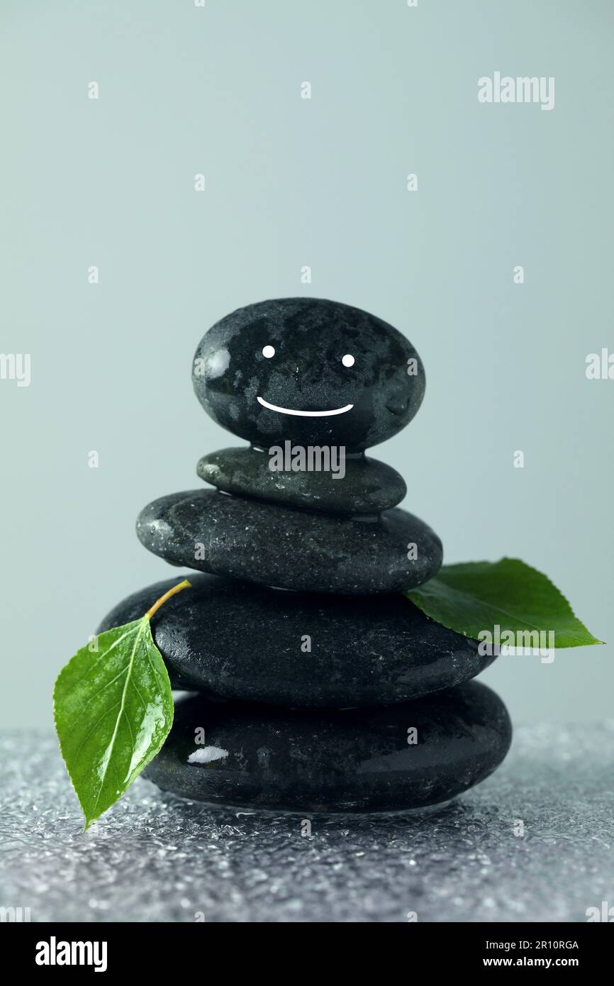 Stack of leaves with drops hi-res stock photography and images - Alamy