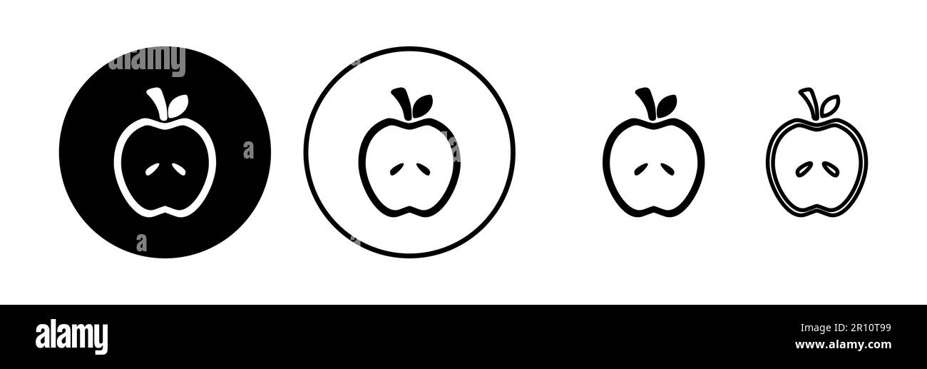 Apple icon vector. apple symbol Stock Vector Image & Art - Alamy