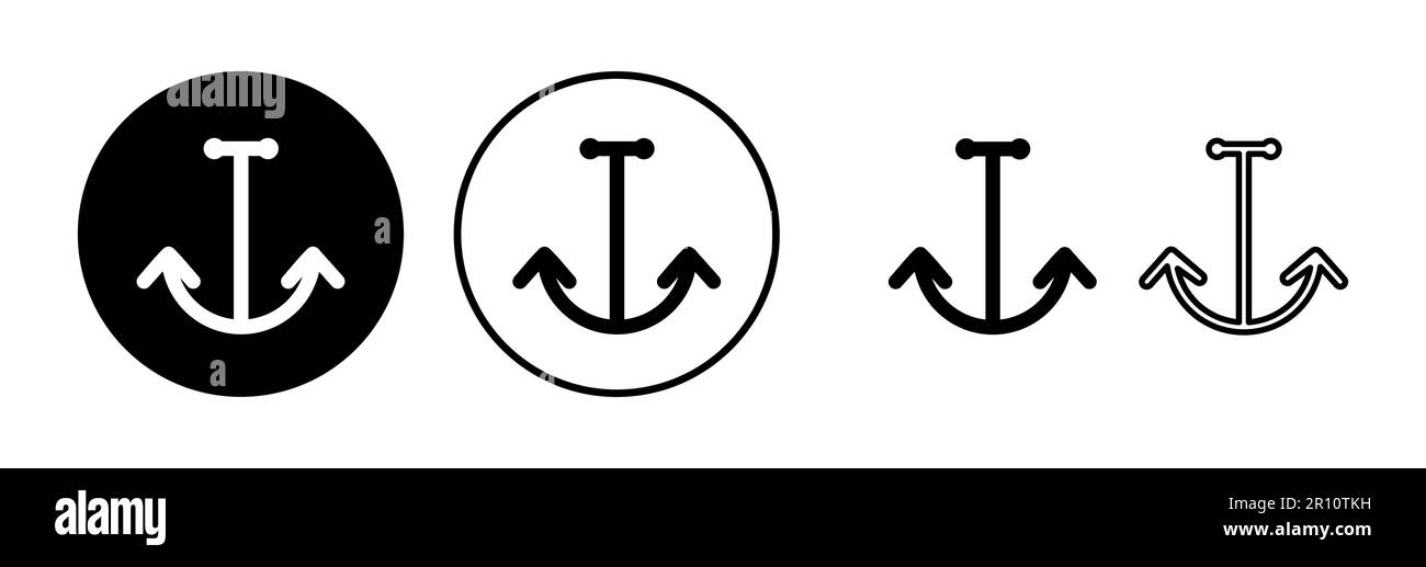 Anchor icon vector. Anchor sign. marine symbol Stock Vector Image & Art ...