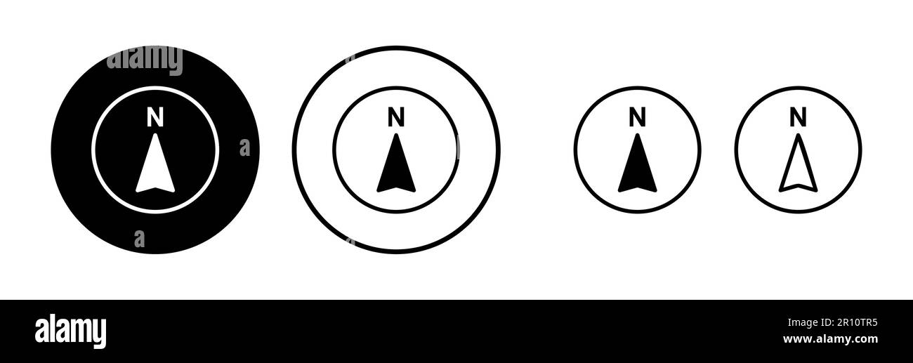 Compass Icon Vector Navigation Icon Stock Vector Image And Art Alamy