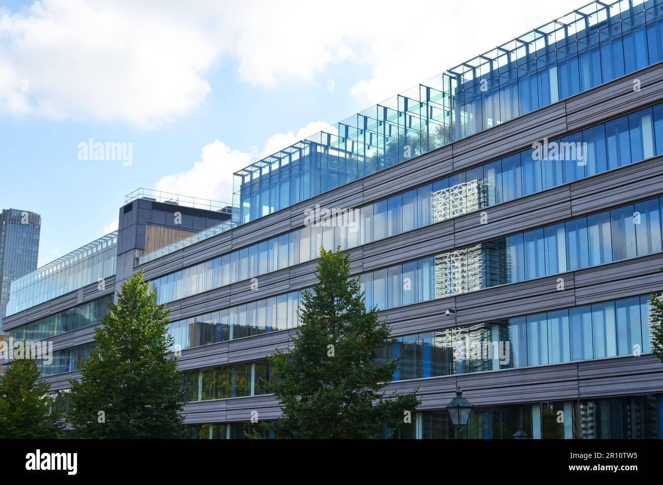 Exterior of beautiful building on city street Stock Photo - Alamy