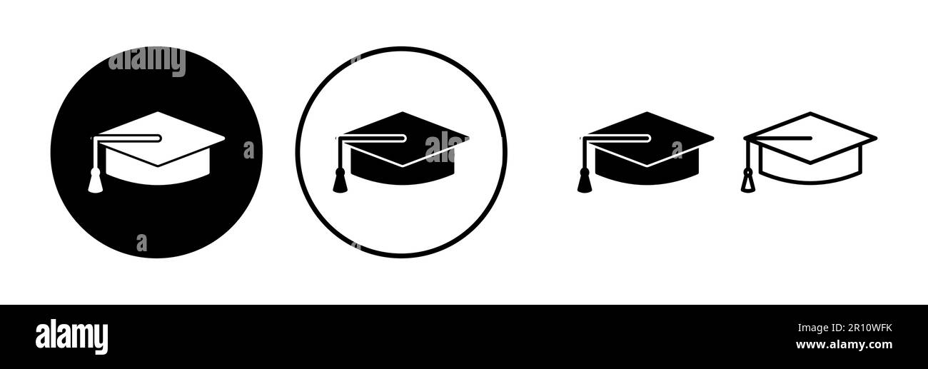 Education icon vector. graduation cap icon vector Stock Vector Image ...