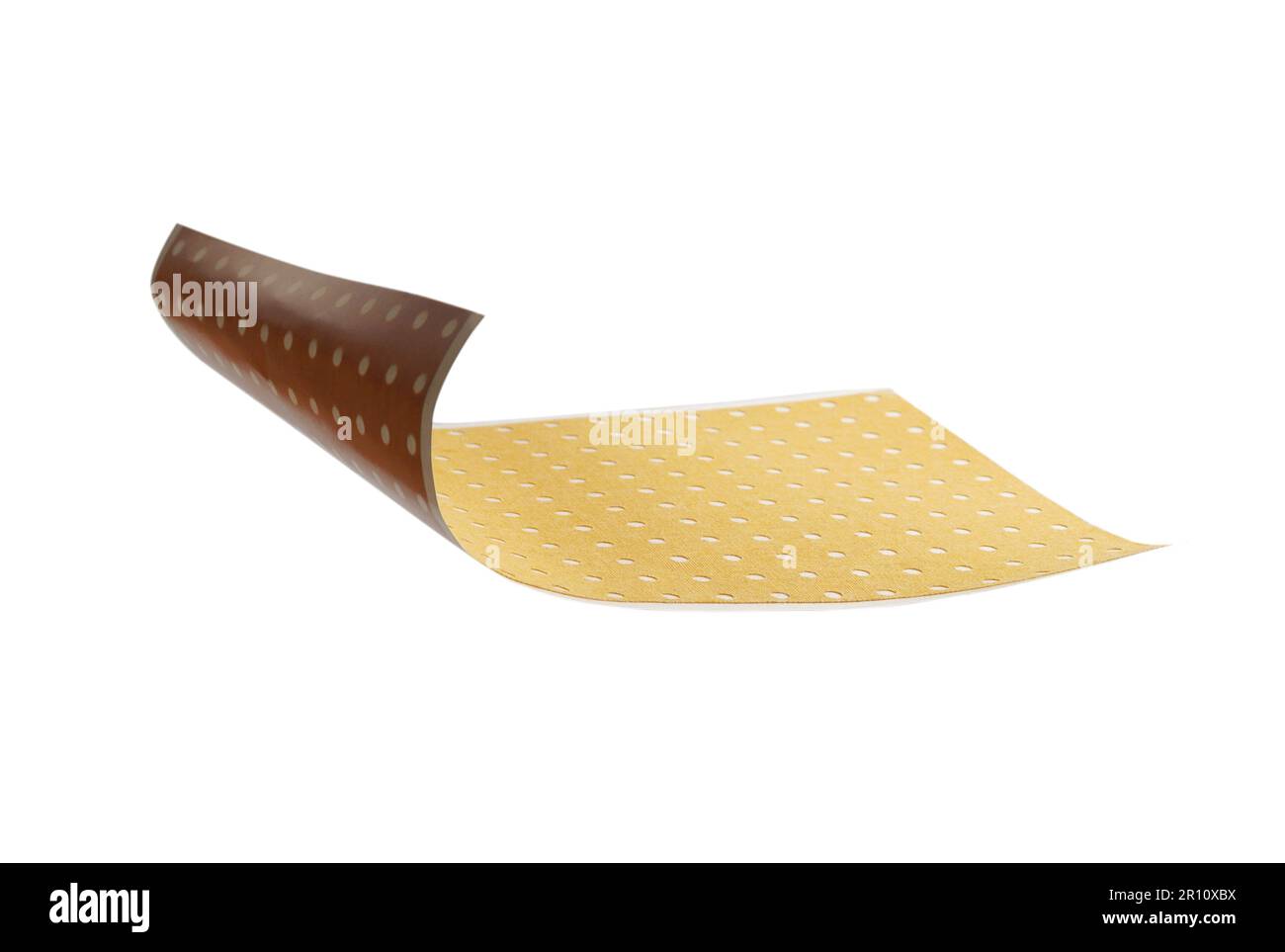 Pepper plaster isolated on white. Alternative medicine Stock Photo - Alamy