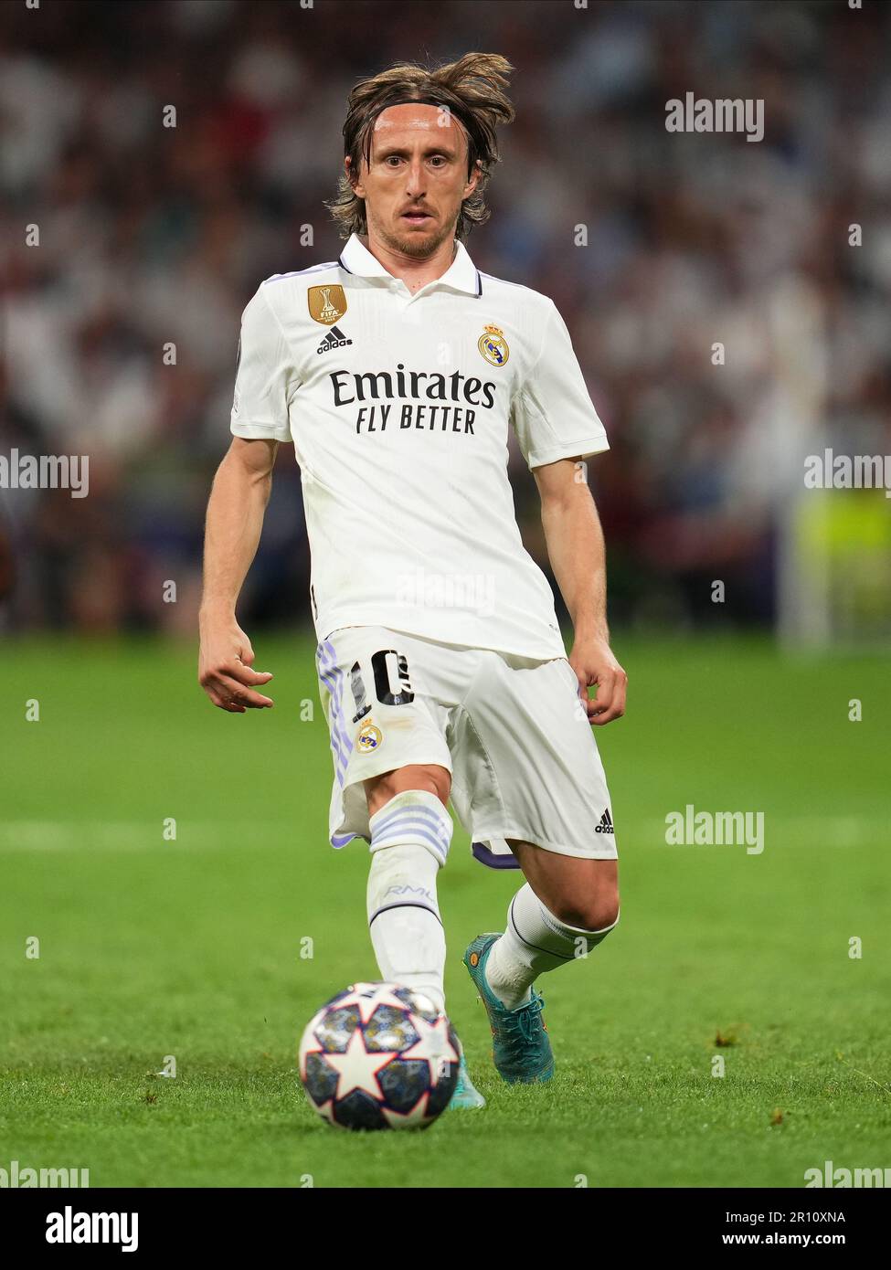 Madrid, Spain. May 9, 2023, Luka Modric of Real Madrid during the La ...
