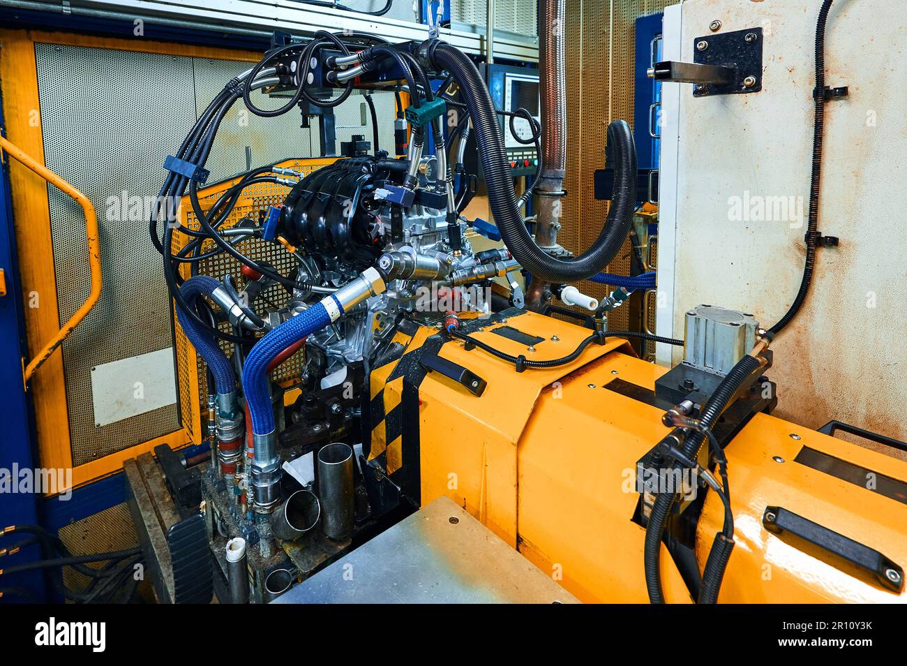 Test Bench For Testing Automotive Engines Random Inspection Of