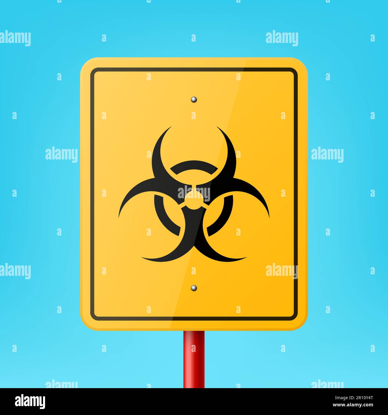 X ray warning sign Stock Vector Images - Alamy