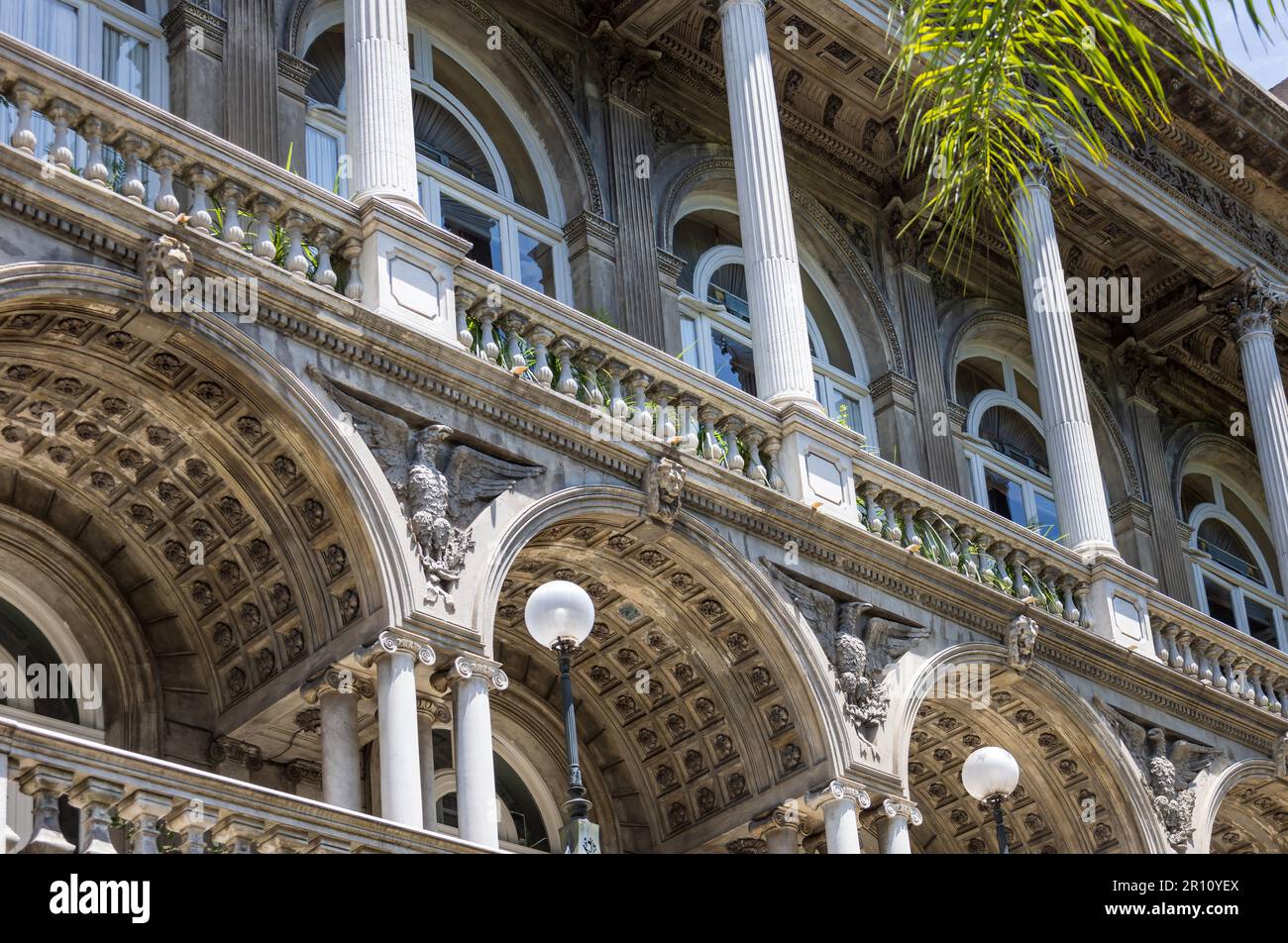 Uruguay, Montevideo streets and architecture in historic city center ...