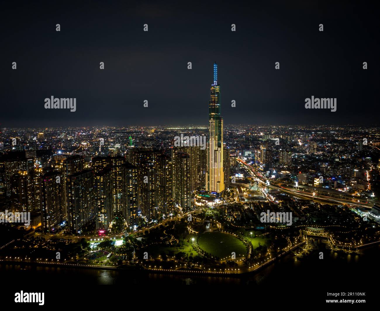 Saigon, Vietnam, Apr 2023 - Landmark 81 is a super tall skyscraper of ...