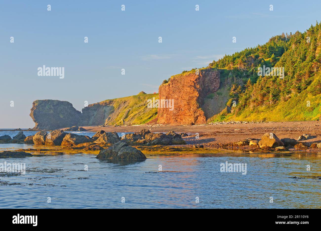 Dramatic Cliffs on a Rugged Coast on the Green Gardens in Gros Morne ...