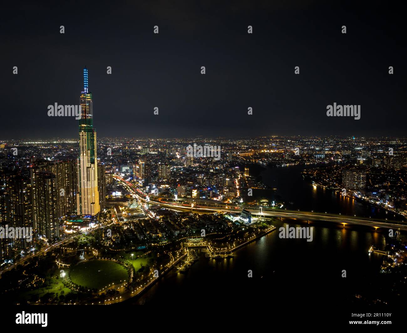 Saigon, Vietnam, Apr 2023 - Landmark 81 is a super tall skyscraper of ...