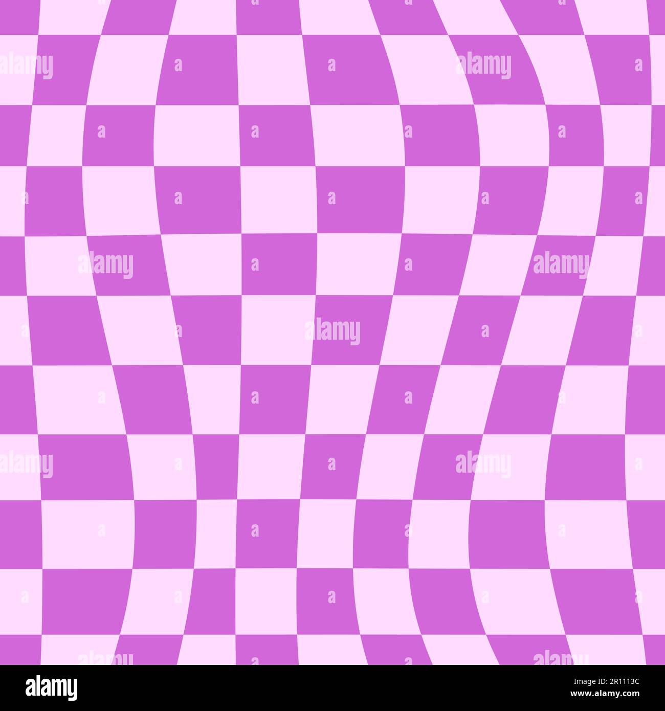 Groovy Checkerboard Seamless Pattern. Psychedelic Abstract Background ...