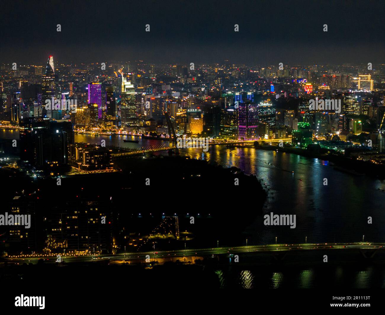 Saigon, Vietnam, Apr 2023 - Landmark 81 is a super tall skyscraper of ...