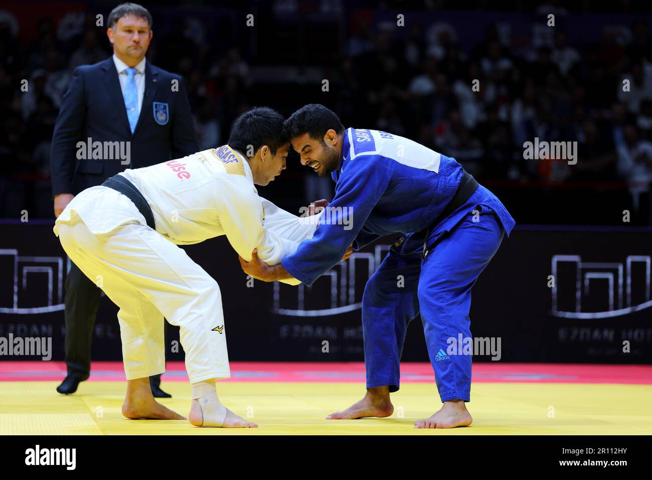 Doha, Qatar. 10/05/2023, Ali Bin Hamad Al Attiyah Arena, Doha, Qatar. 10th May, 2023. (L-R ...