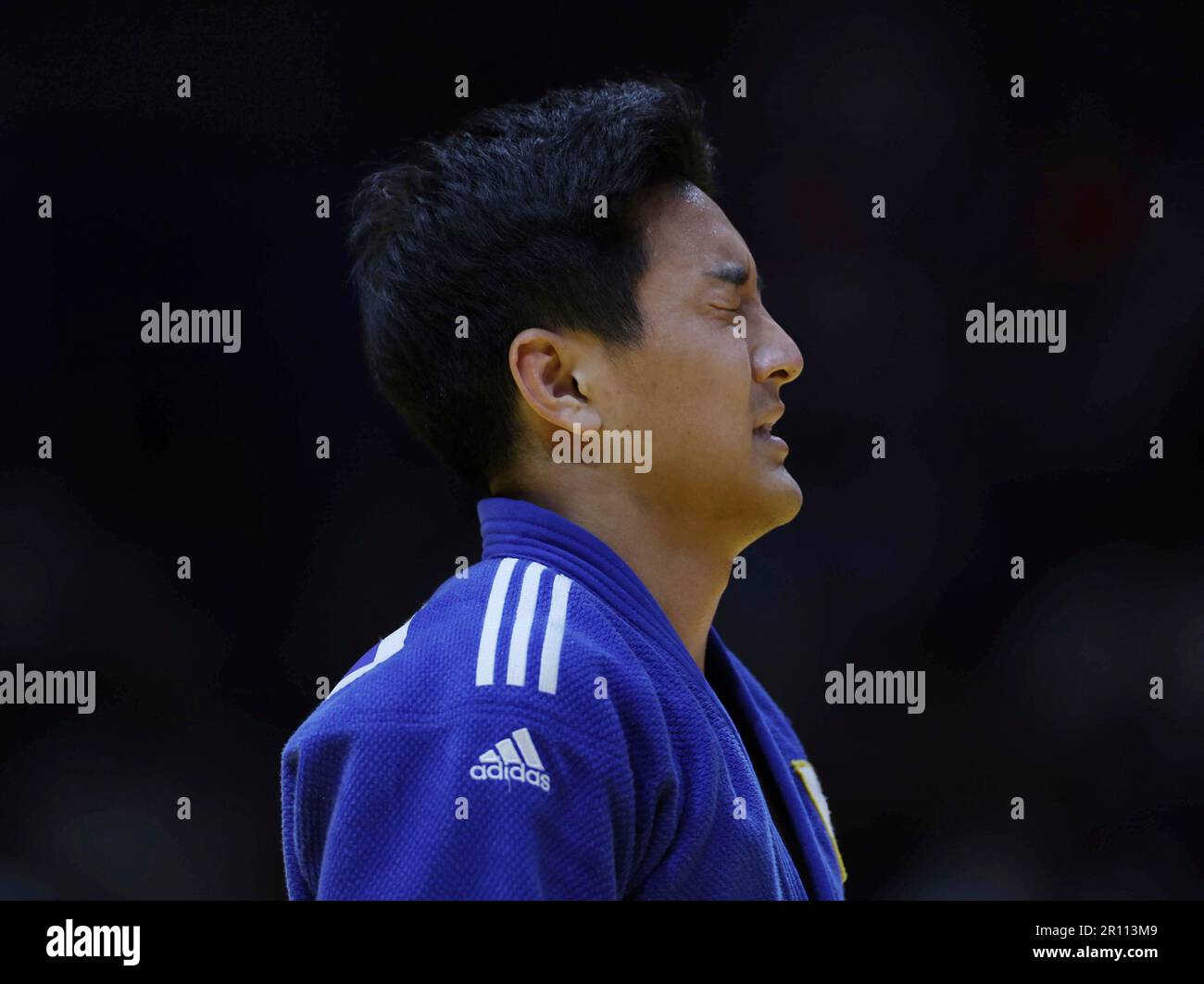 Lee Joon-hwan of South Korea reacts during men's (male) -81kg bronze ...