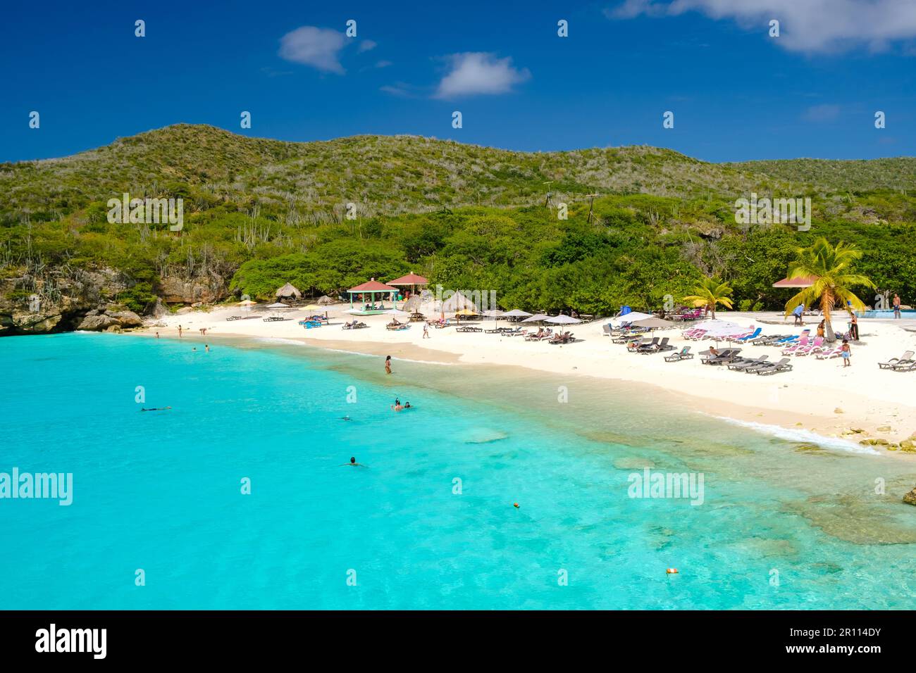 Grote Knip Beach Curacao Island, Tropical beach on the Caribbean island ...