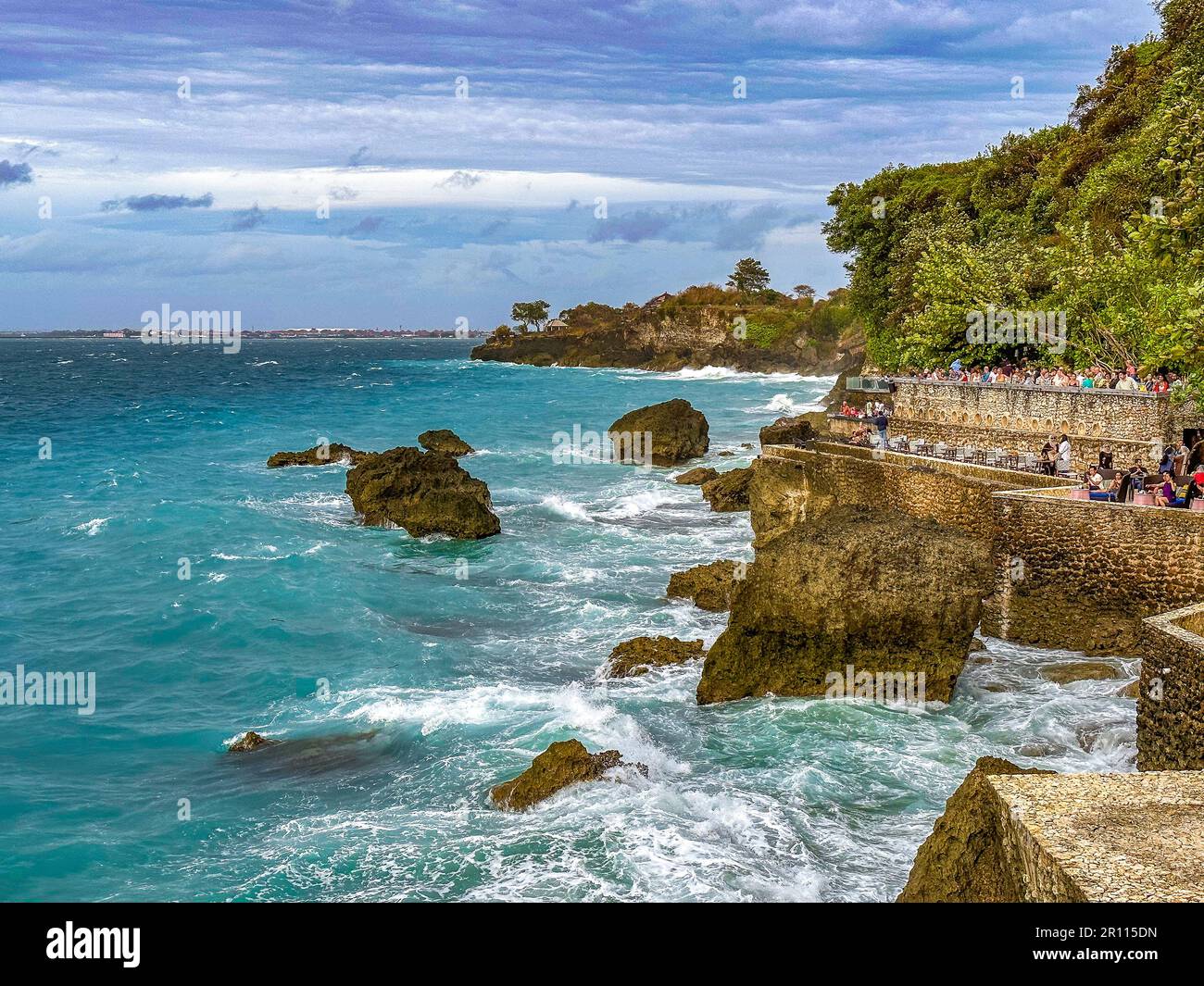 Rock bar in Jimbaran, Bali, Indonesia Stock Photo - Alamy