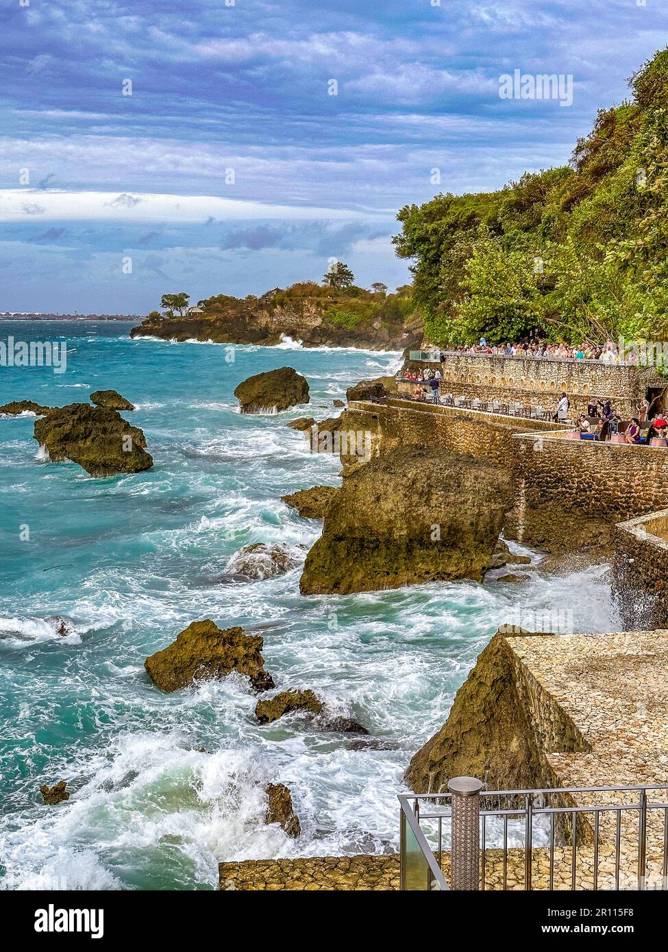 Rock bar in Jimbaran, Bali, Indonesia Stock Photo - Alamy