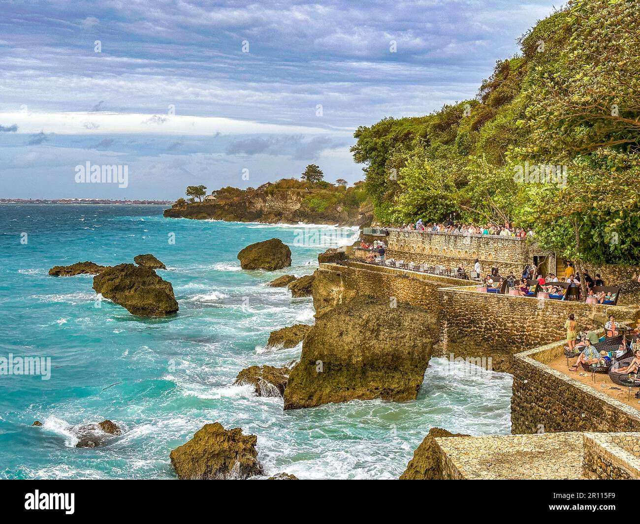 Rock bar in Jimbaran, Bali, Indonesia Stock Photo - Alamy