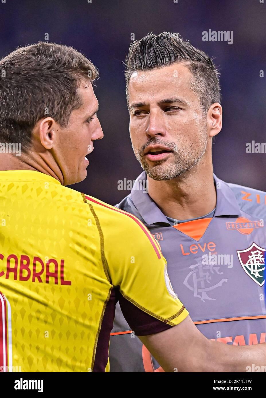 Belo Horizonte, Brazil, 10th May, 2023. Goalkeeper Rafael Cabral of Cruzeiro and goalkeeper ...