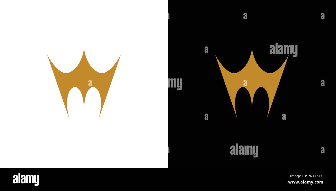 Elegant and unique M king logo design Stock Vector Image & Art - Alamy