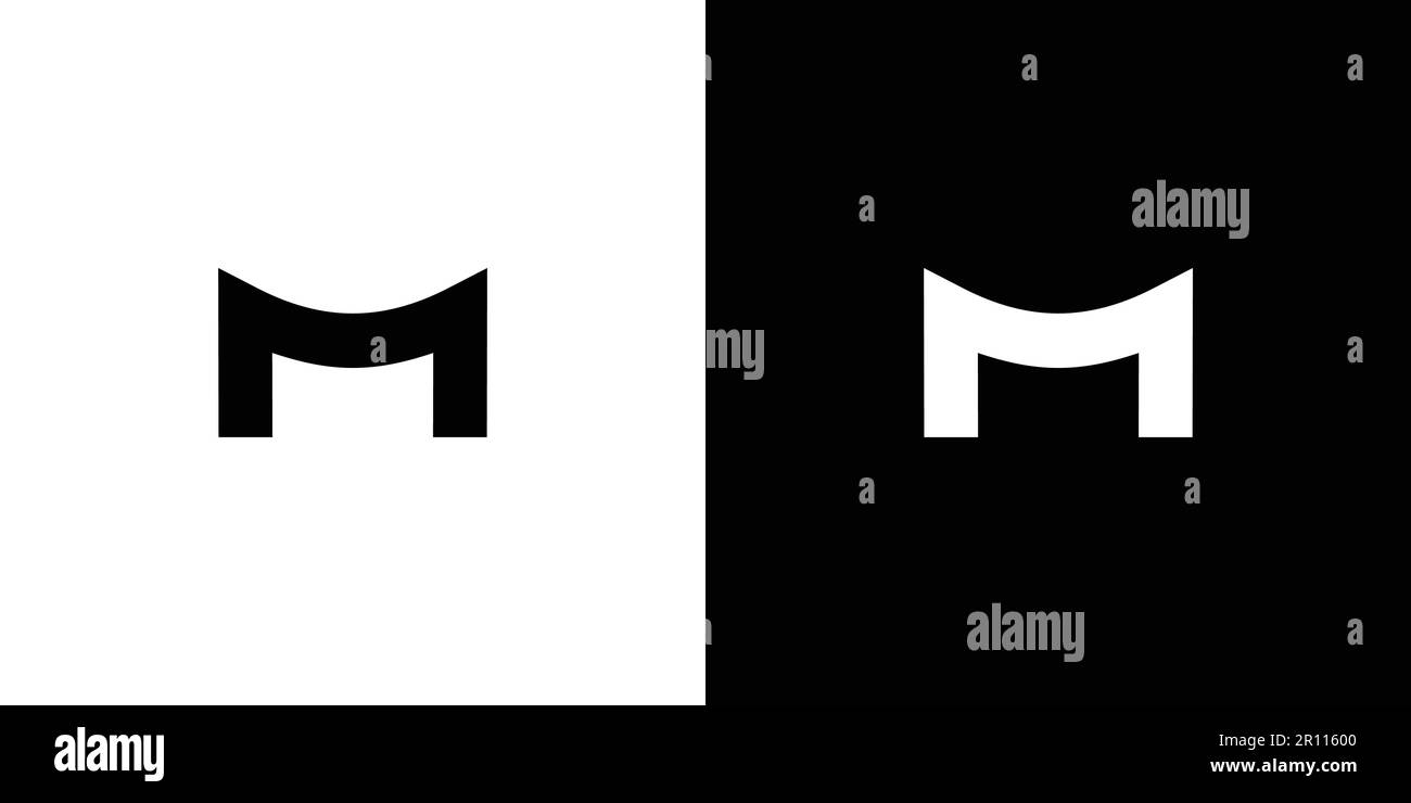 Modern and simple letter M initials logo design Stock Vector Image ...