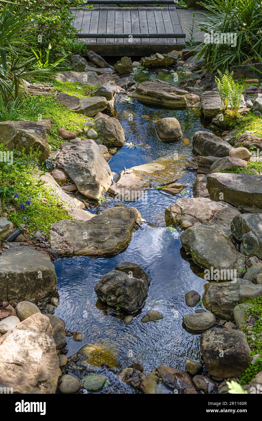 Atlanta botanical garden water feature hi-res stock photography and ...
