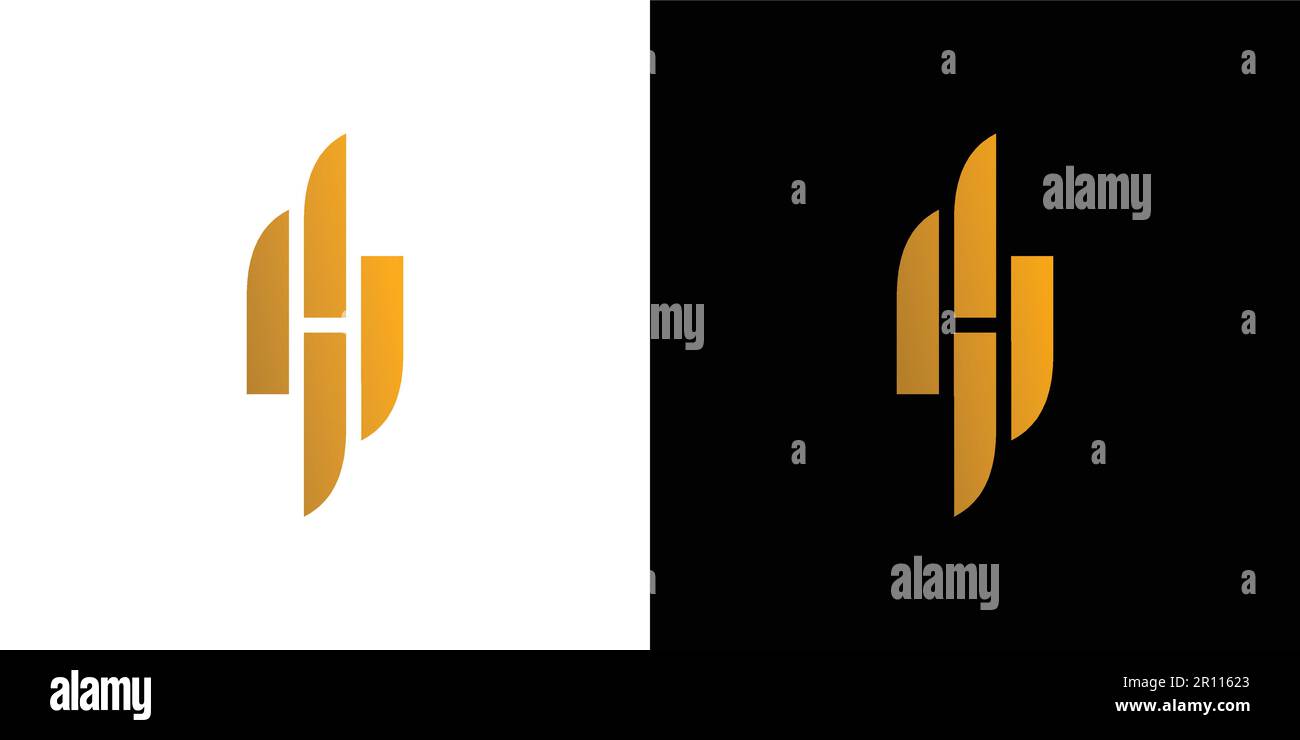 Elegant h logo hi-res stock photography and images - Alamy