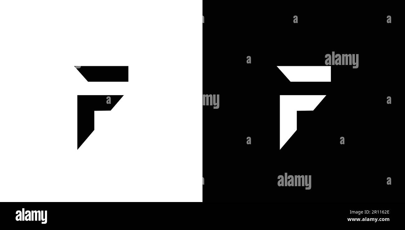 Modern and strong letter F initials logo design Stock Vector Image ...