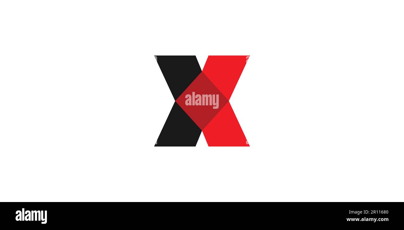 Modern and strong letter X initials logo design Stock Vector Image ...