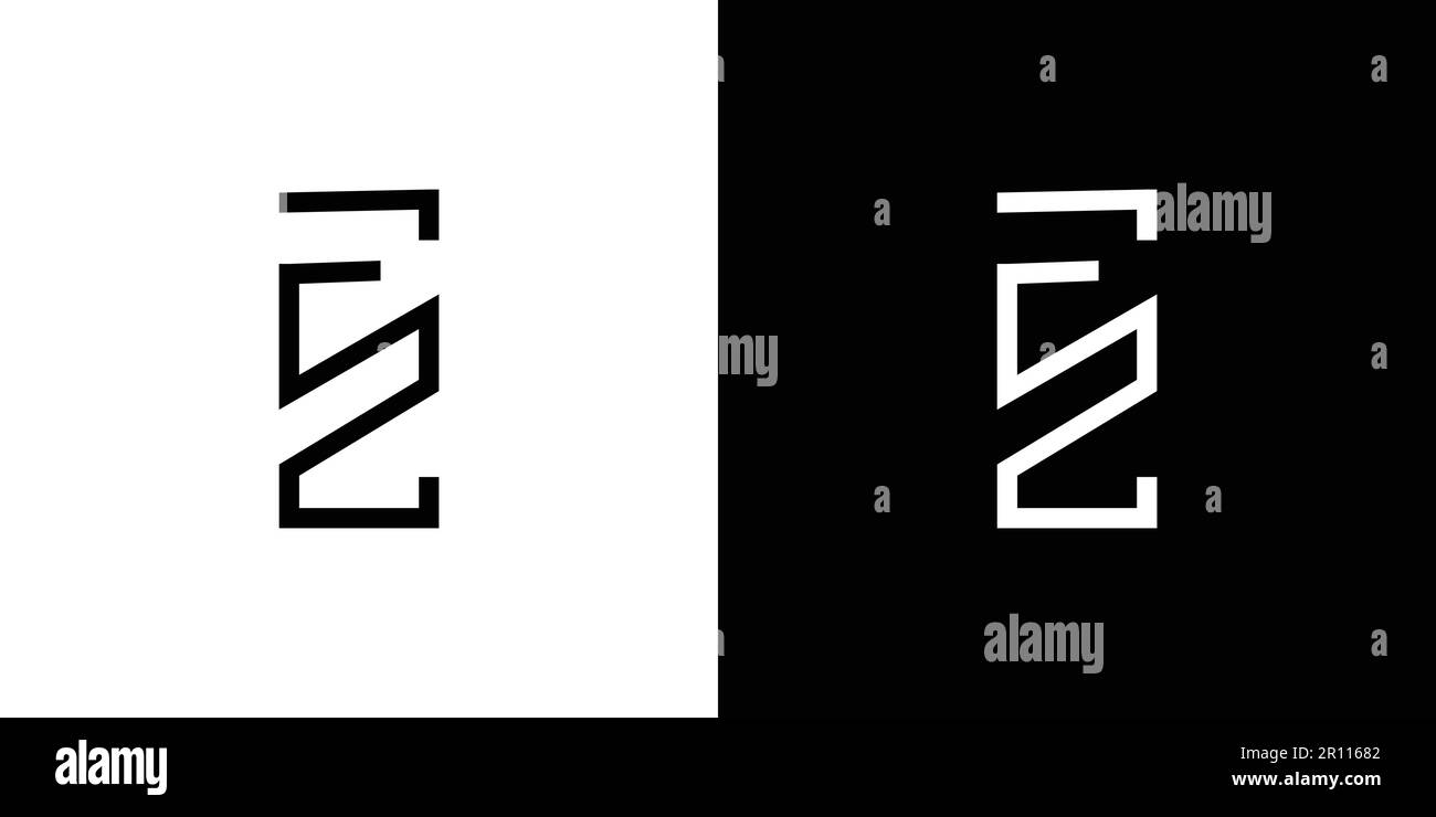 Modern and unique letter F2 initials logo design Stock Vector Image ...