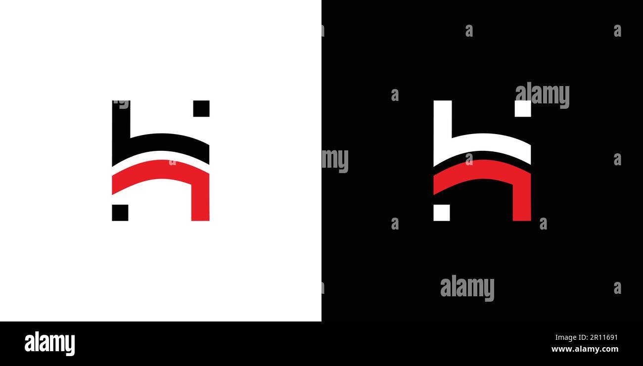 Modern and unique letter H initials logo design Stock Vector Image ...