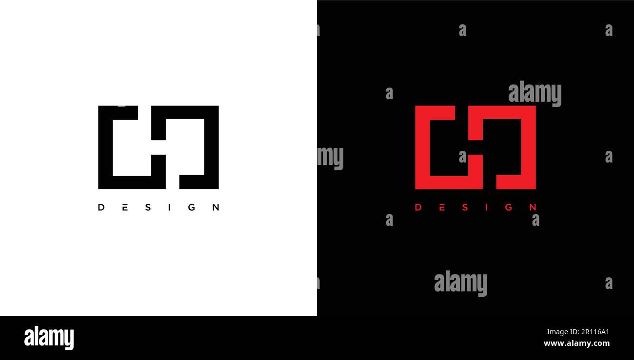 Modern and unique letter H initials logo design Stock Vector Image ...