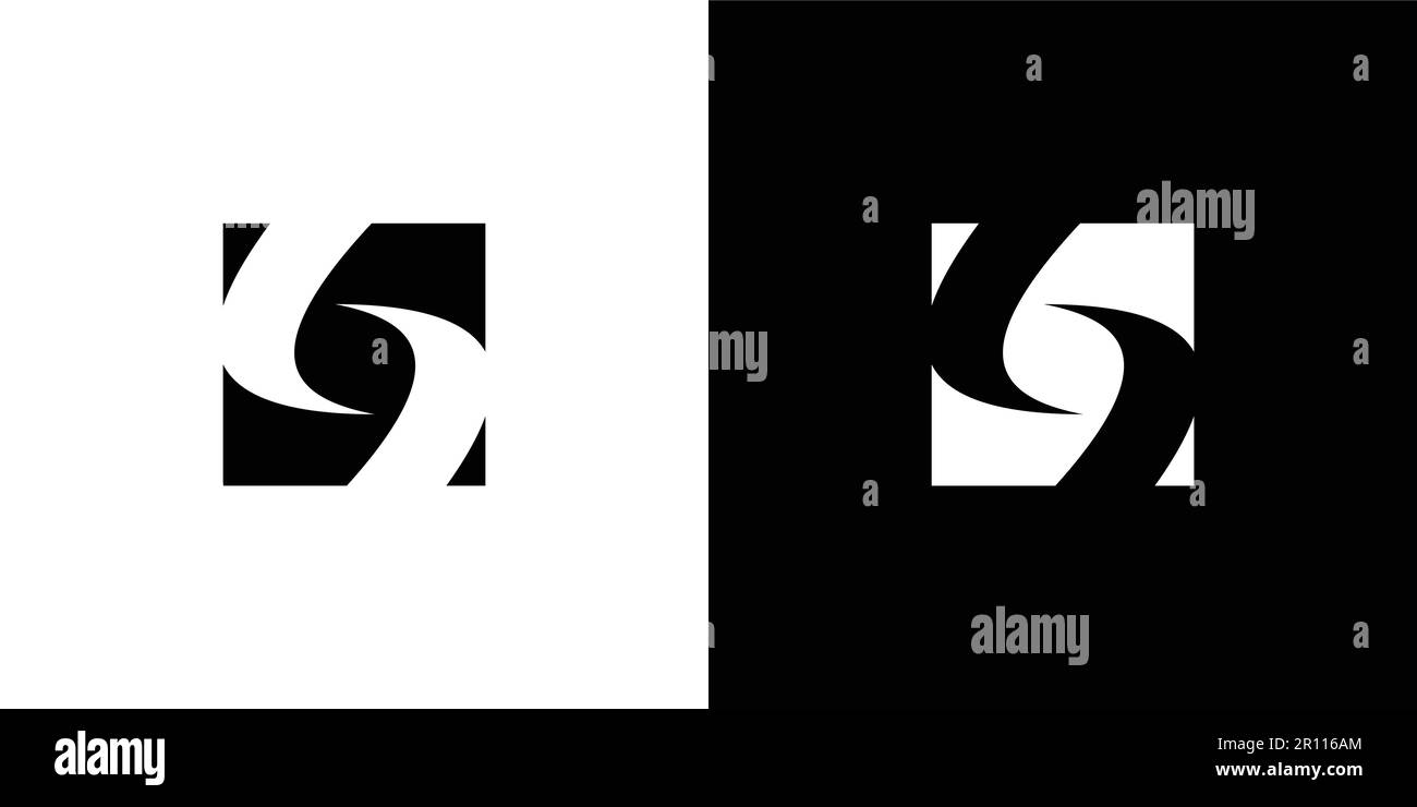 Modern and unique letter S initials logo design Stock Vector Image ...
