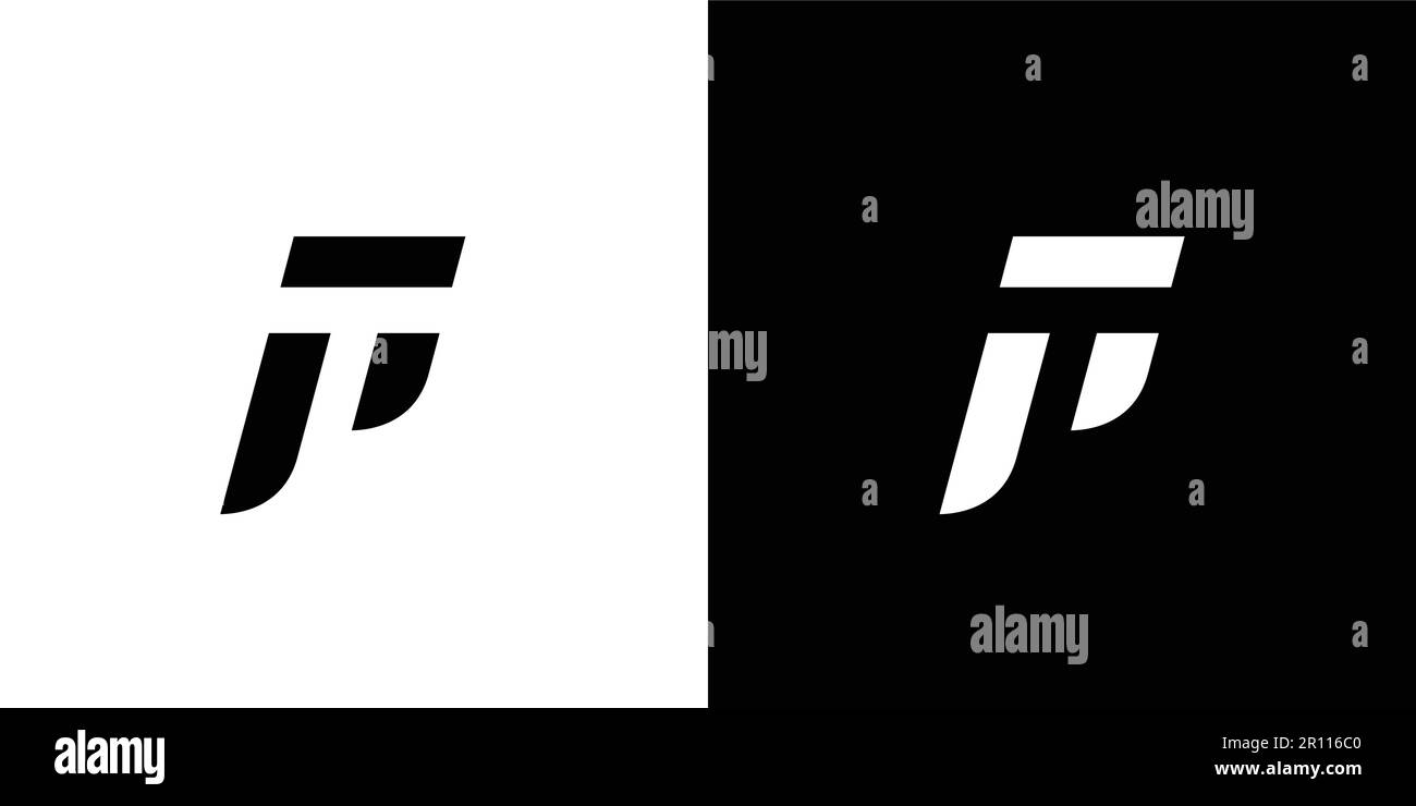 Modern and unique letter PT initials logo design Stock Vector Image ...