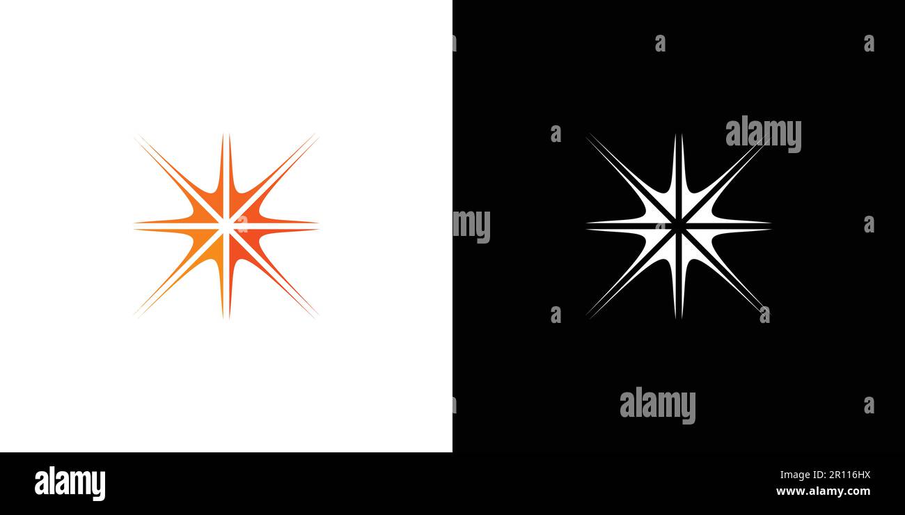 Starburst moon Stock Vector Images - Alamy