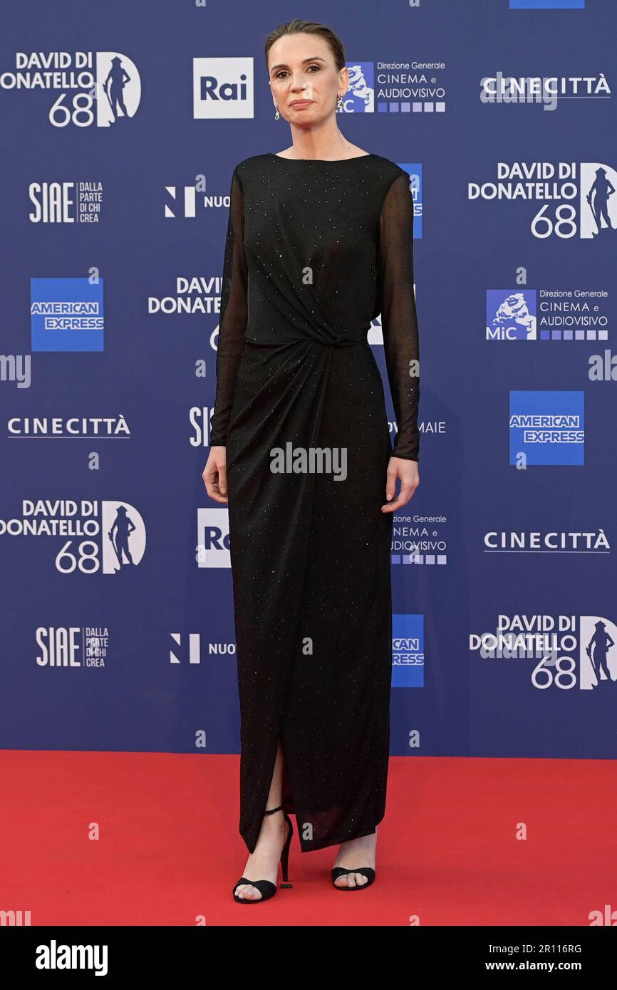 Rome, Italy. 10th May, 2023. Emanuela Fanelli attends the red carpet of ...