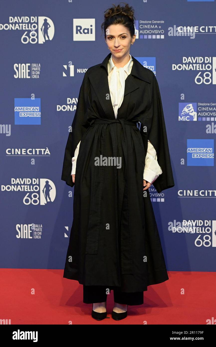 Rome, Italy. 10th May, 2023. Giulia Steigerwalt attends the red carpet ...