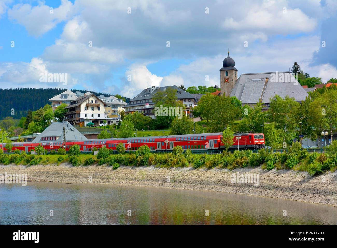 Regional train at schluchsee hi-res stock photography and images - Alamy