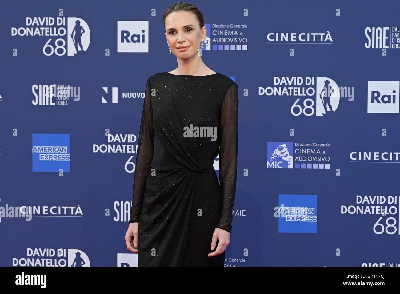 Rome, Italy. 10th May, 2023. Emanuela Fanelli attends the red carpet of ...