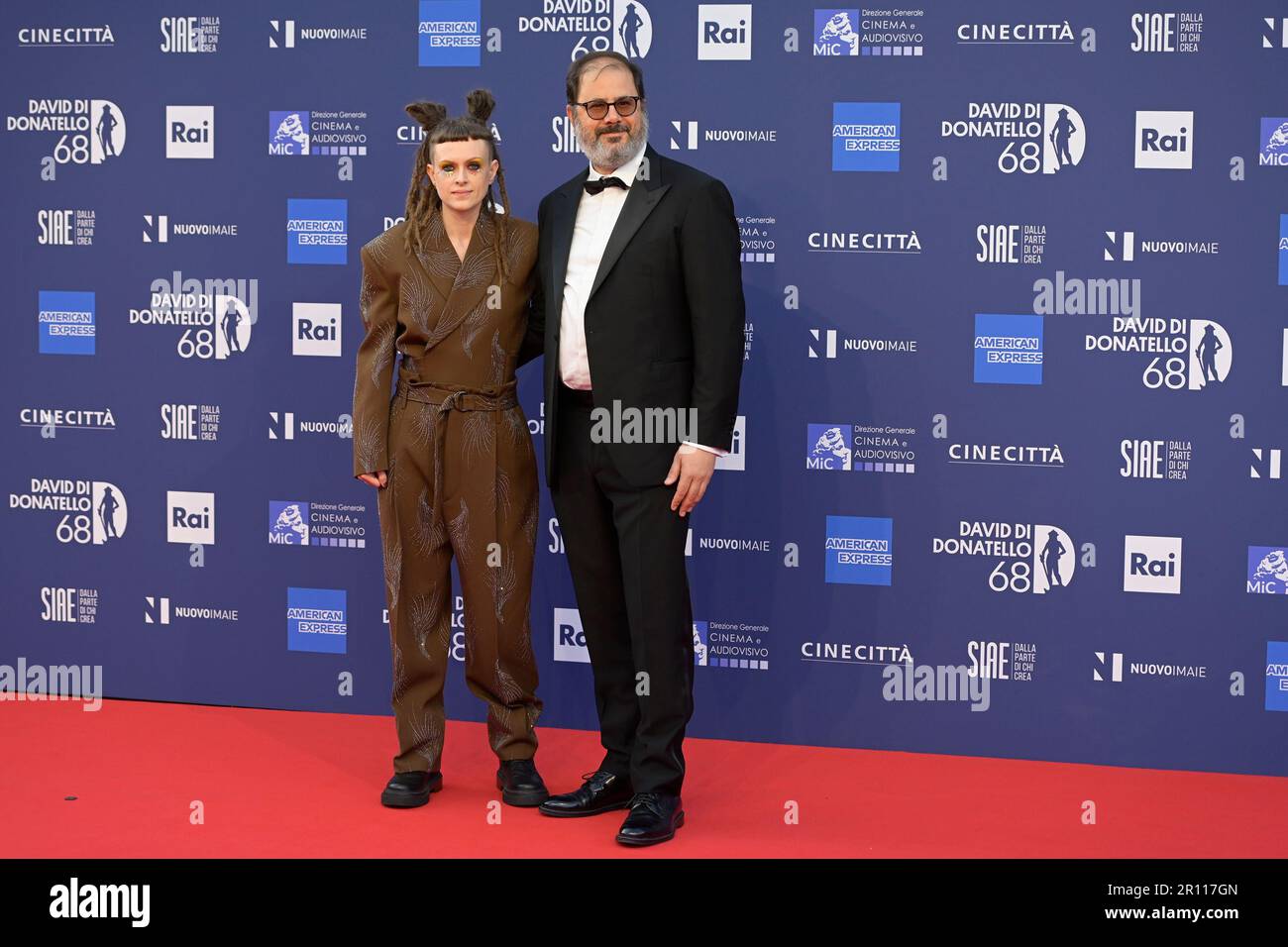 Rome, Italy. 10th May, 2023. Valentina Bertani (L) and Andrea Romeo (R ...