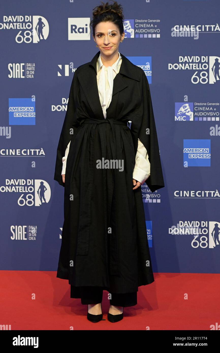 Rome, Italy. 10th May, 2023. Giulia Steigerwalt attends the red carpet ...