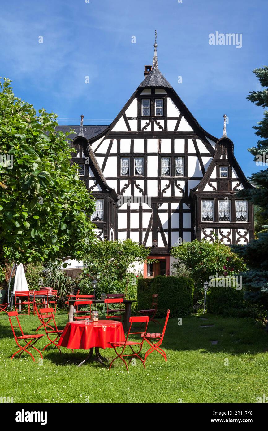 Three-gabled house in Kroev Stock Photo - Alamy