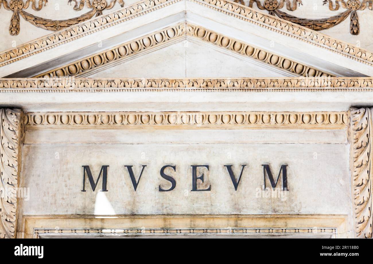 Museum letters hi-res stock photography and images - Alamy