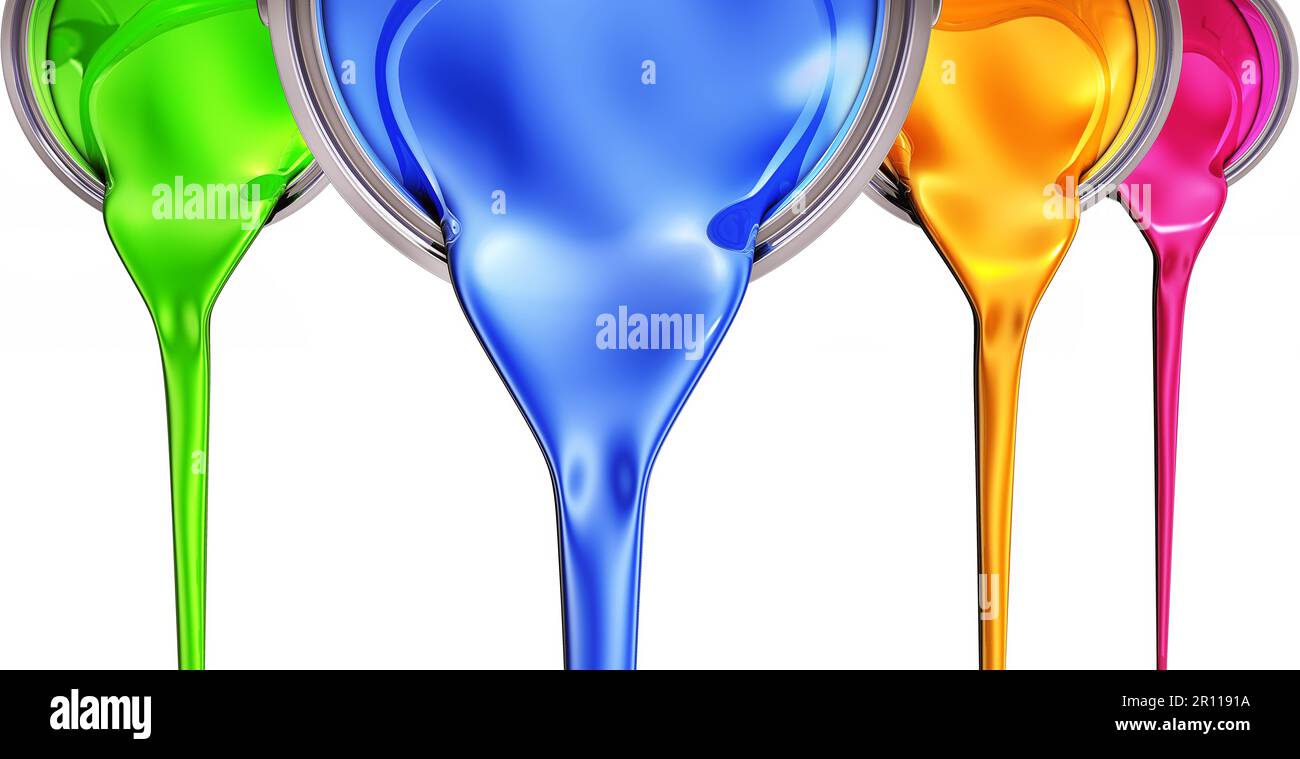 3d rendering of a color concept Stock Photo - Alamy