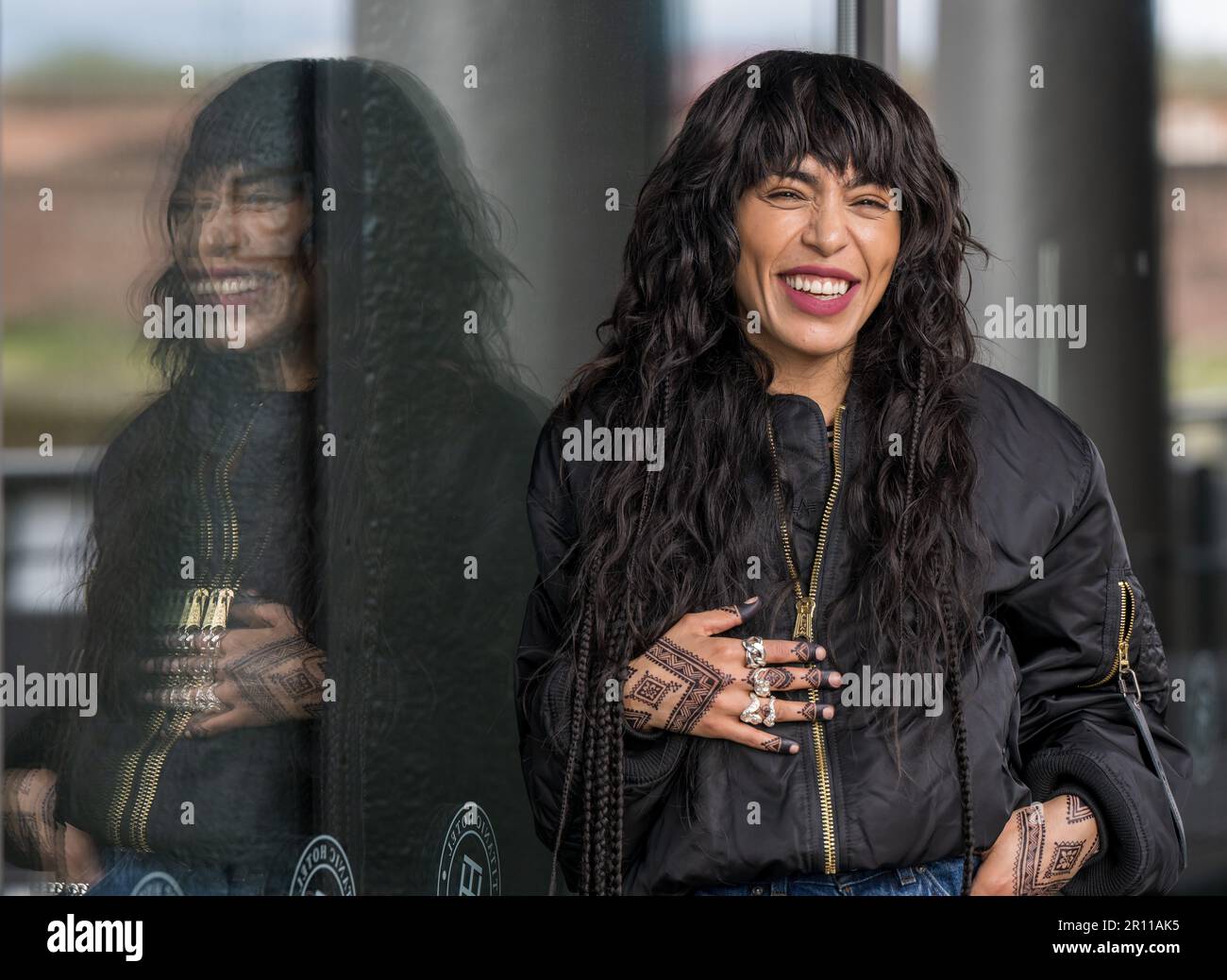 Liverpool, UK. 10th May, 2023. Swedish singer Loreen during a photo ...