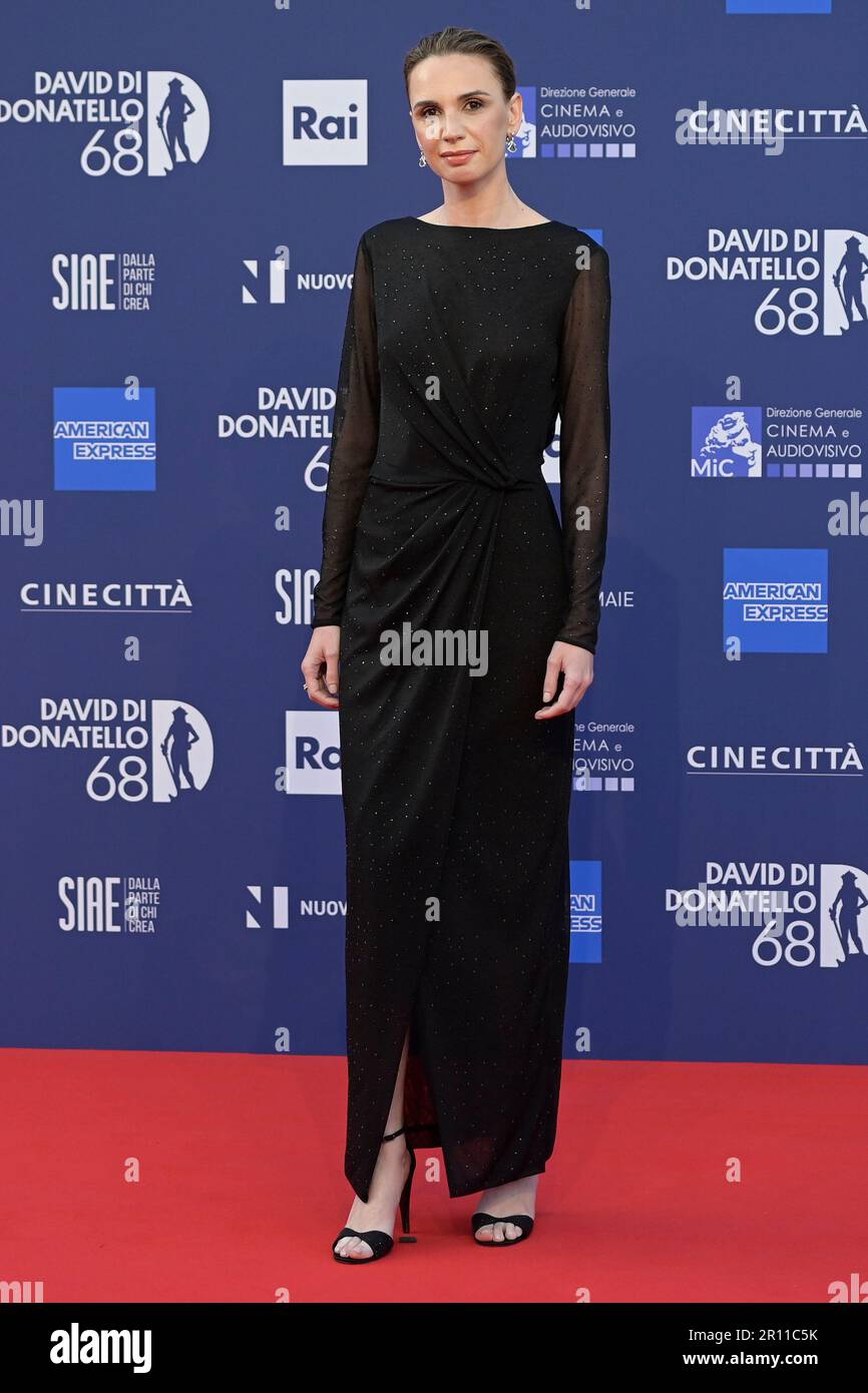 Rome, Italy. 10th May, 2023. Emanuela Fanelli attends the red carpet of ...