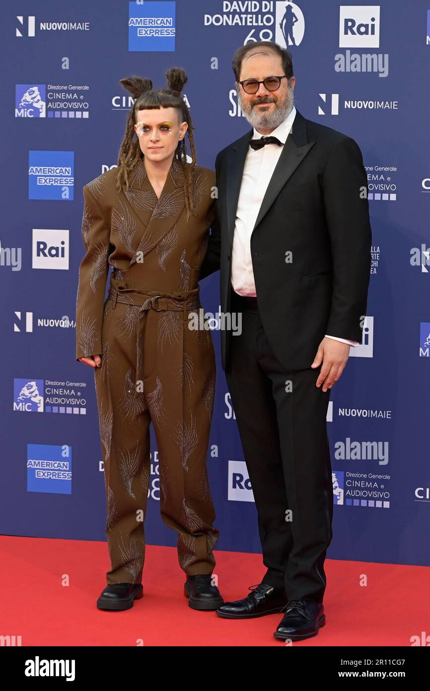 Rome, Italy. 10th May, 2023. Valentina Bertani (L) and Andrea Romeo (R ...