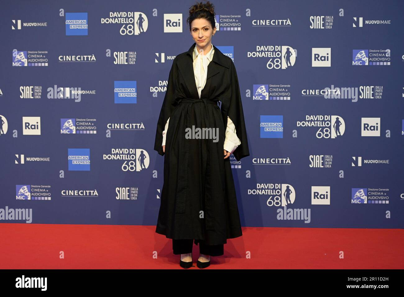 Rome, Italy. 10th May, 2023. Giulia Steigerwalt attends the red carpet ...