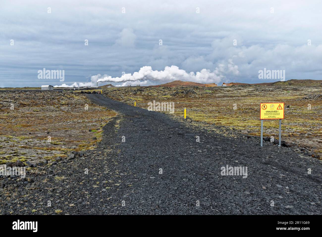 Warning sign geothermal iceland hi-res stock photography and images - Alamy